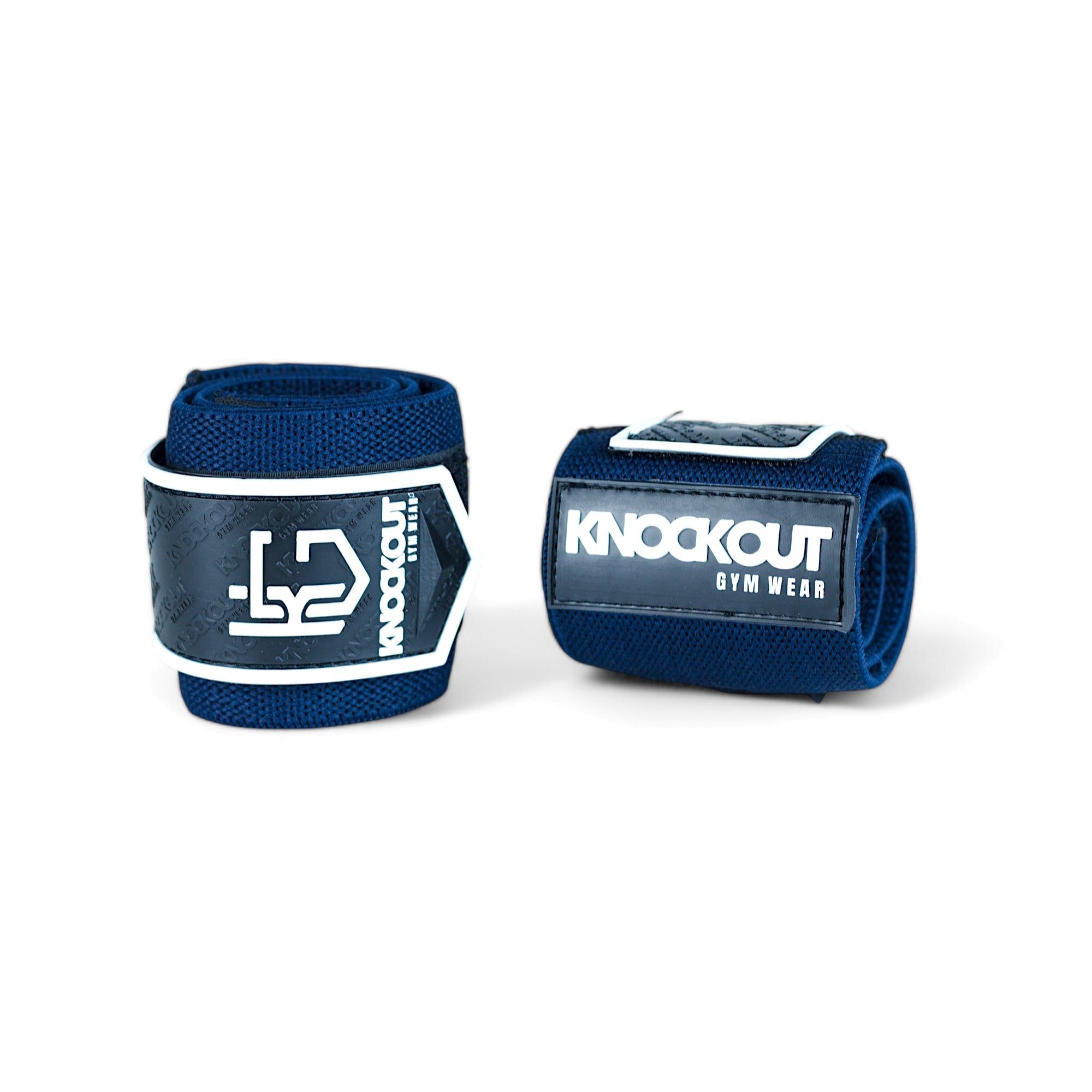 Knockout 20-In Wrist Wrap Blue | Knockout Gym Wear